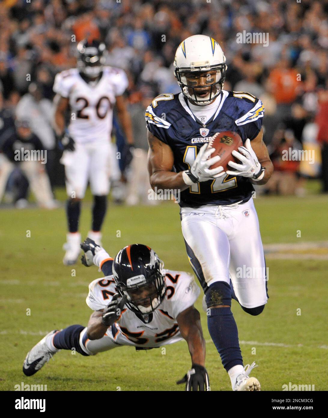 San Diego Chargers wide receiver Patrick Crayton plays during an NFL ...