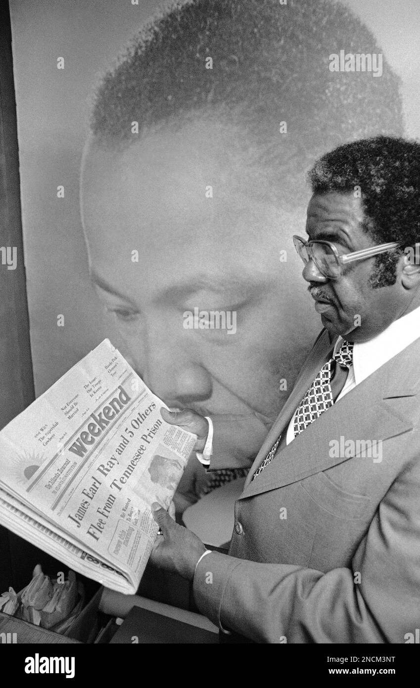 Rev. Ralph David Abernathy, former leader of the Southern Christian ...