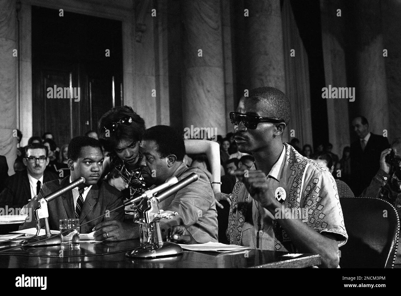 The Rev. Ralph D. Abernathy and the Rev. Walter Fauntroy, left, of ...