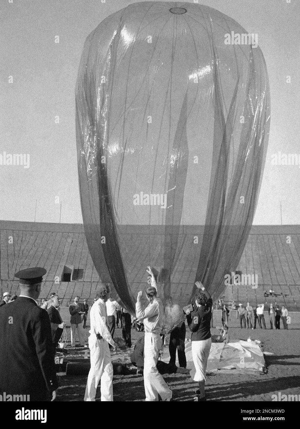 Prof. Jean Piccard’s transparent (celophane) stratosphere test balloon ...