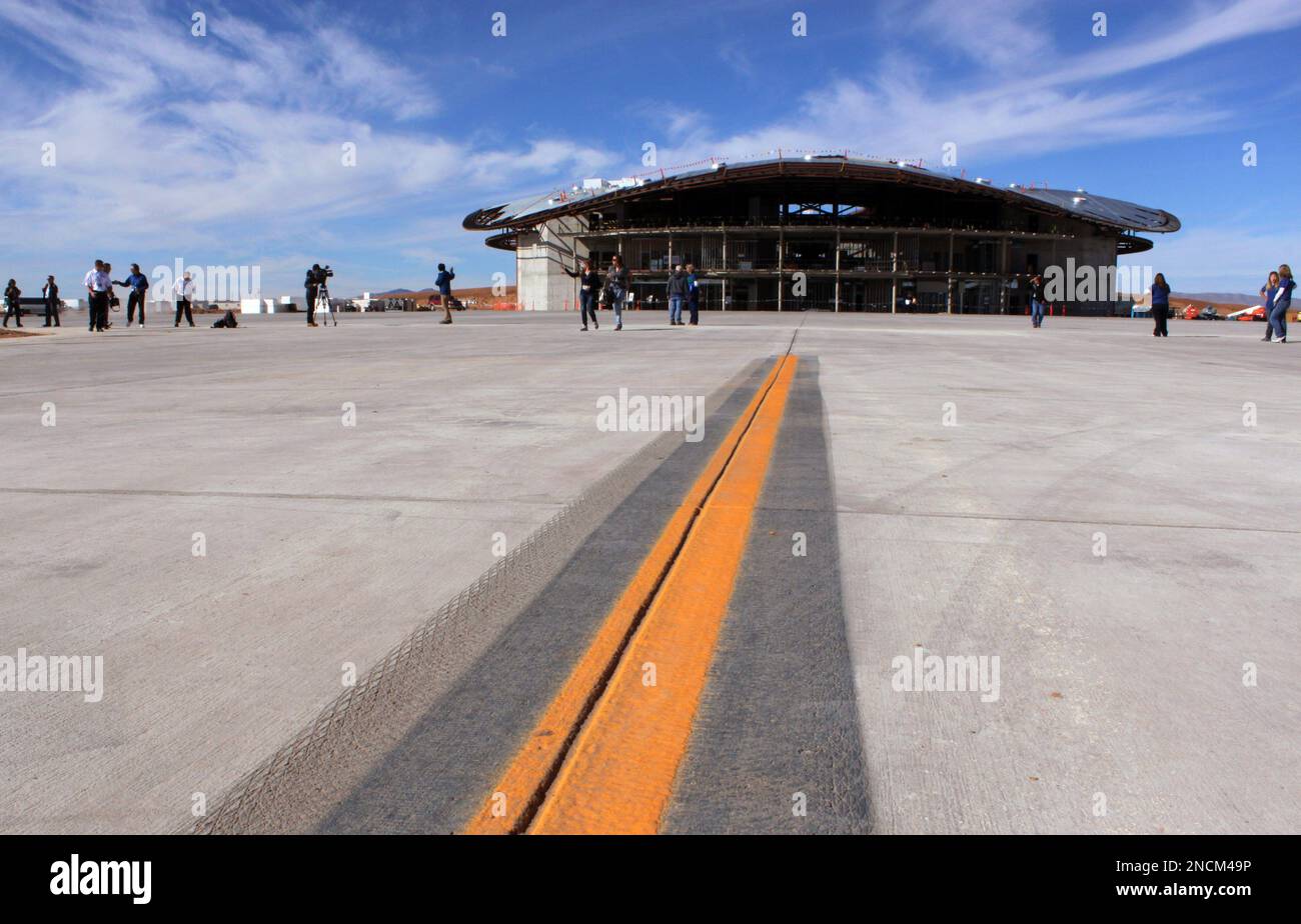 This Oct. 22, 2010, image shows Spaceport America in Upham, N.M. With ...