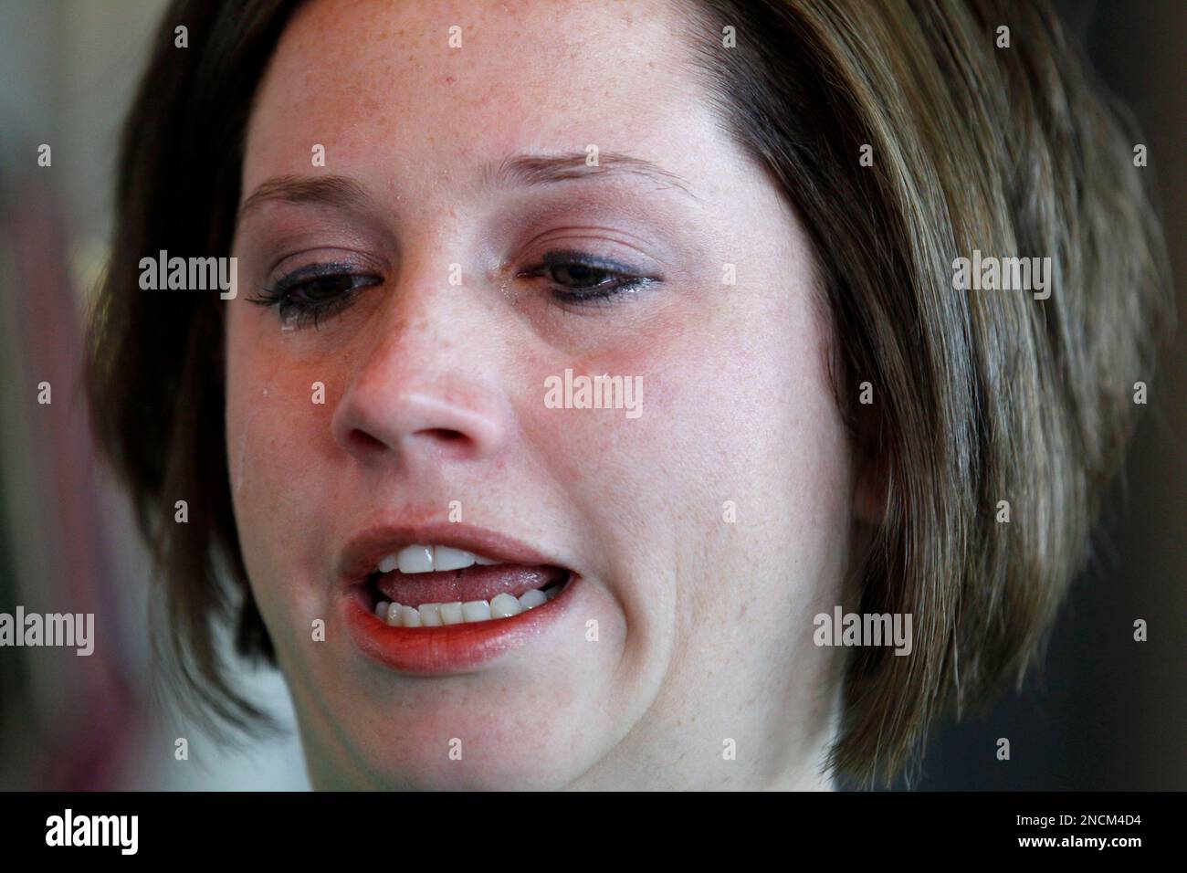 In this Nov. 11, 2010 photo, Courtney Kemp, 27, widow of Roy Wyatt Kemp ...