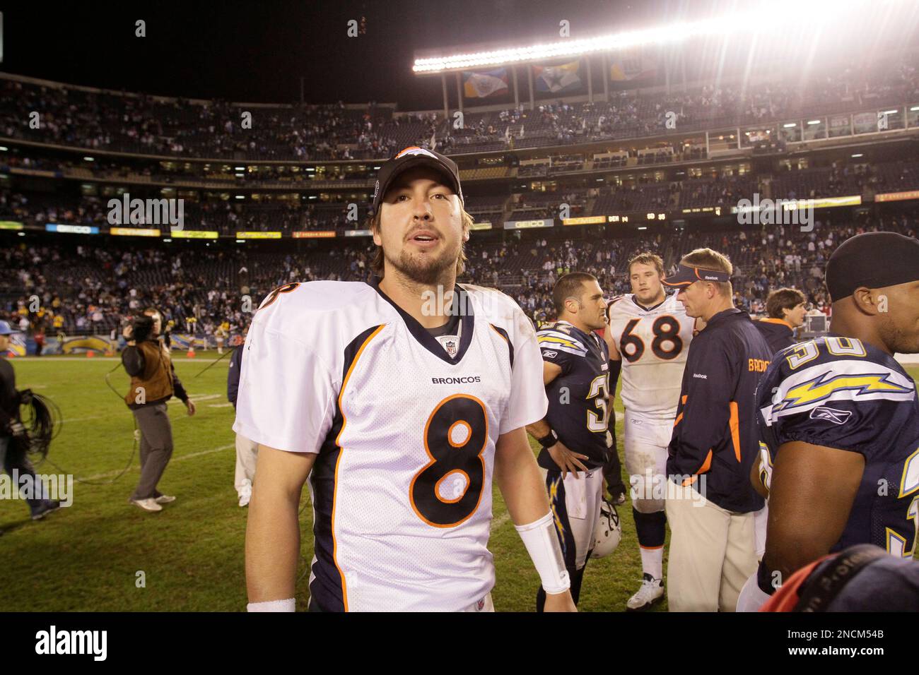 Denver Broncos quarterback Kyle Orton during their NFL football game ...