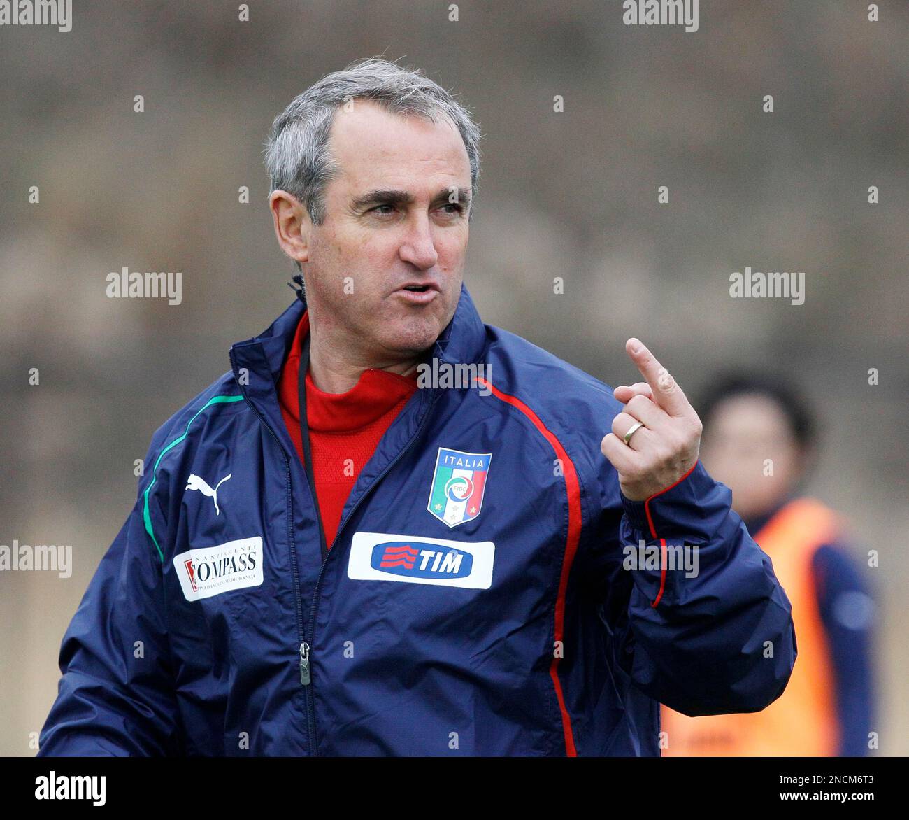Italy Women's soccer head coach Pietro Ghedin coaches his team's ...