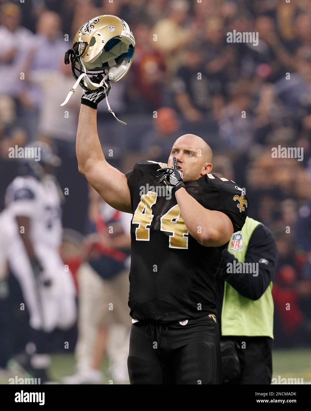 New Orleans Saints fullback Heath Evans (44) during an NFL football ...