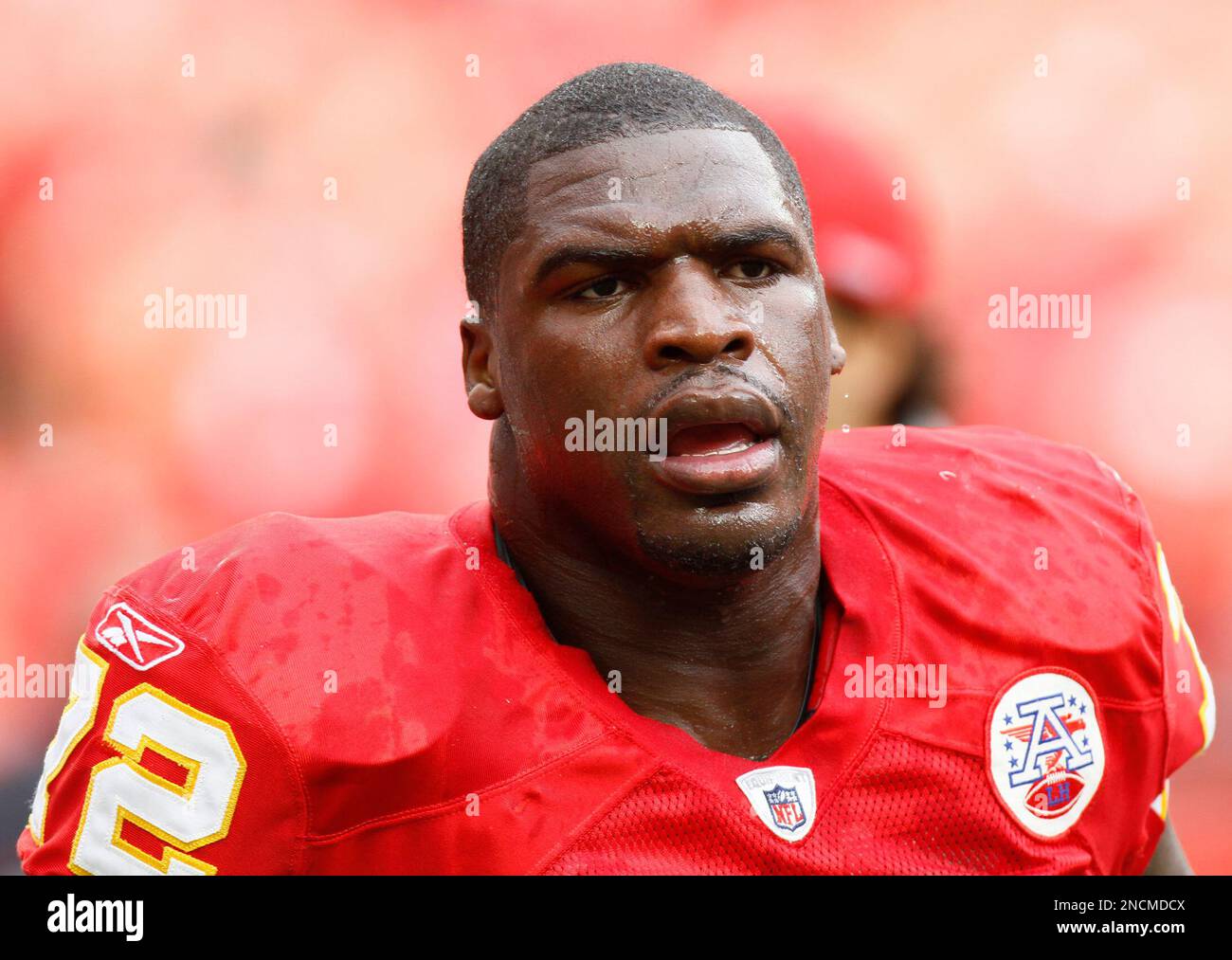 Kansas City Chiefs defensive end Glenn Dorsey before an NFL football ...