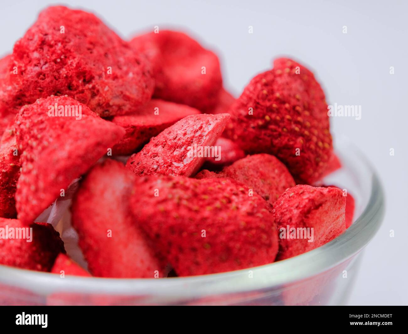 Freeze-dried strawberry, is a processed fruit that retains the ...