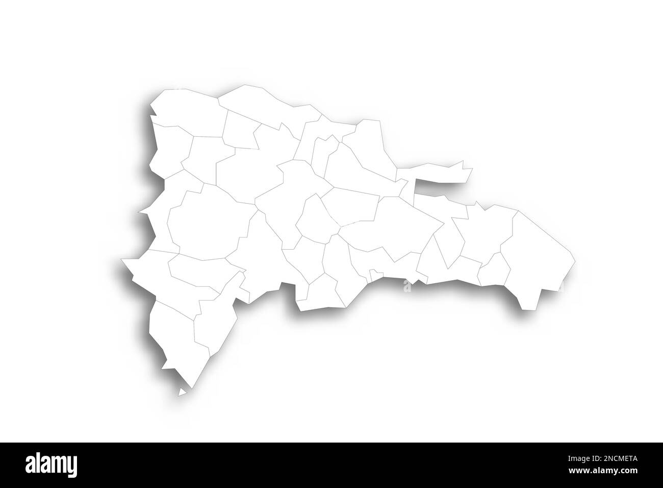 Dominican Republic political map of administrative divisions ...