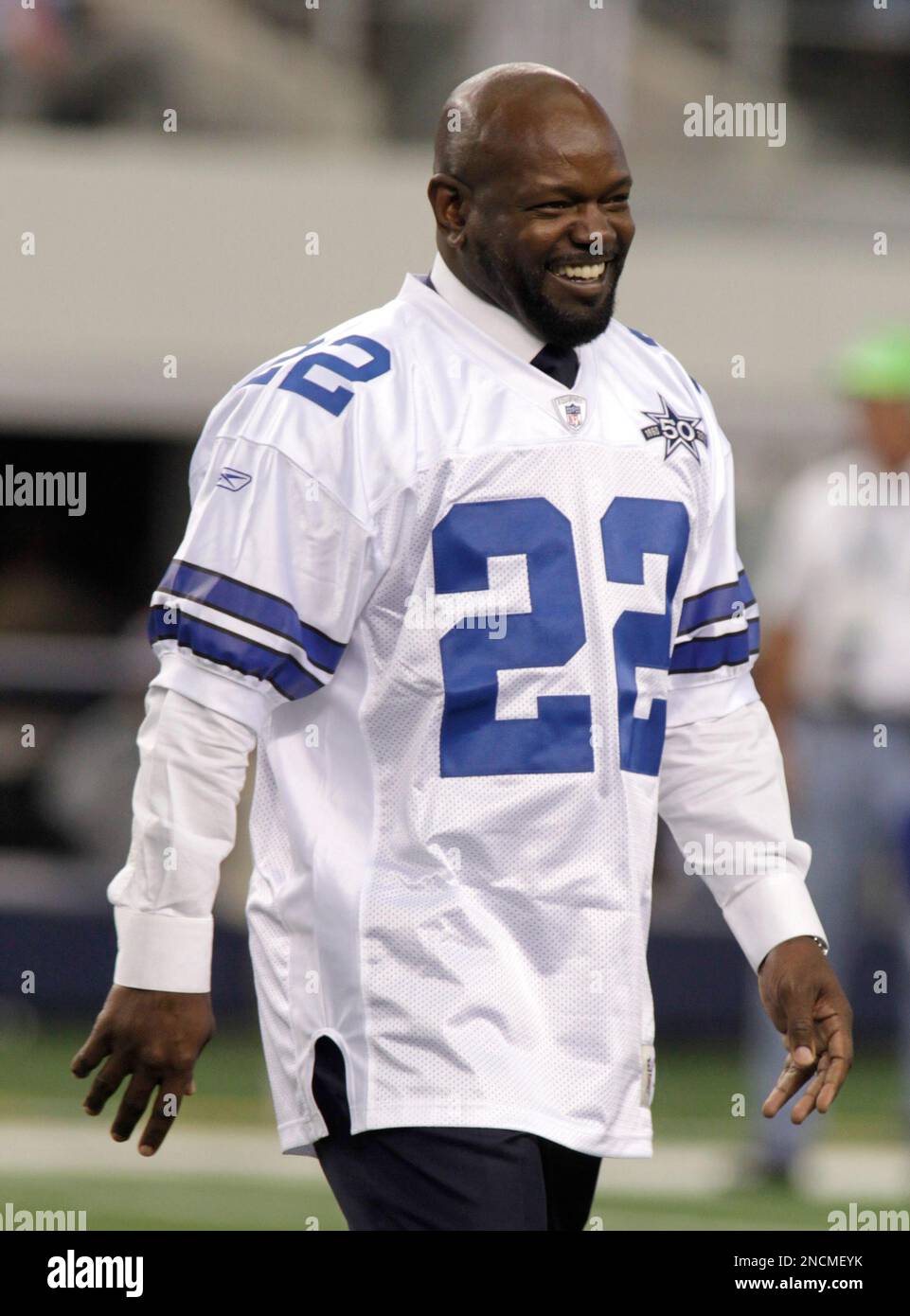 Dallas Cowboys former running back and Hall-of-Famer Emmit Smith (22 ...