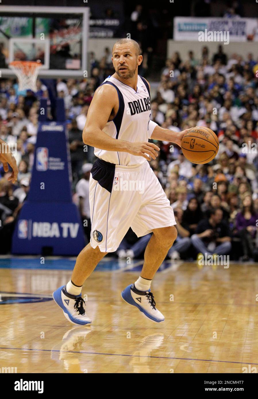 Dallas Mavericks point guard Jason Kidd (2) during an NBA basketball ...