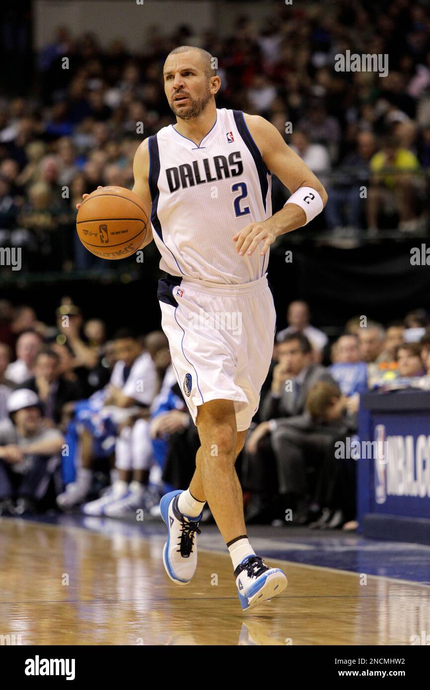 Dallas Mavericks point guard Jason Kidd (2) during an NBA basketball ...