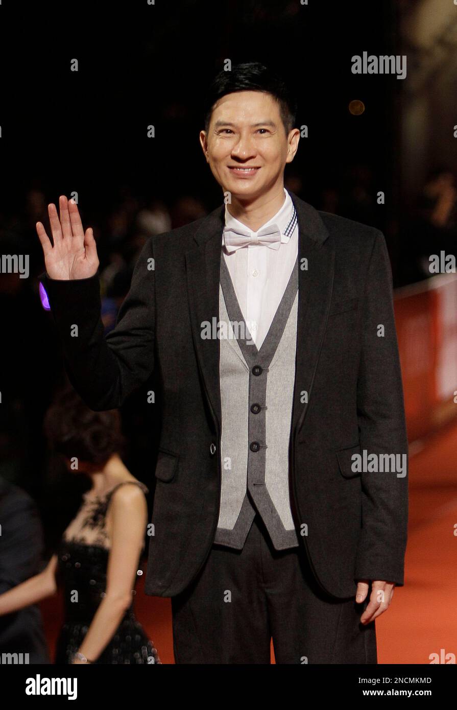 Hong Kong actor Nick Cheung Ka Fai poses on the red carpet at the 47th ...