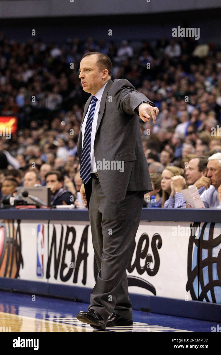 Chicago Bulls head coach Tom Thibodeau during an NBA basketball game ...