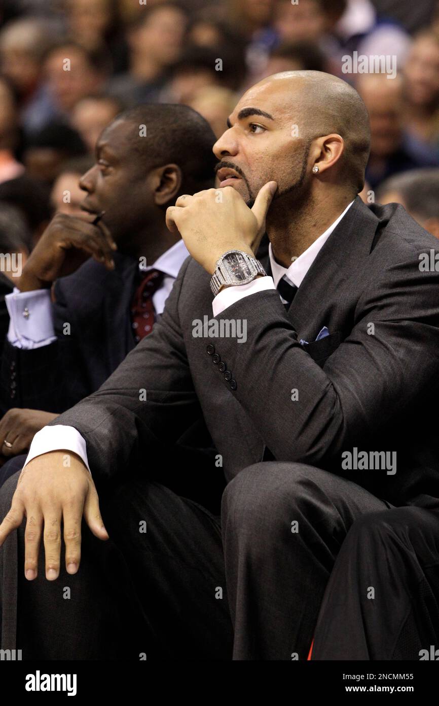 Chicago Bulls' Carlos Boozer during an NBA basketball game against the ...