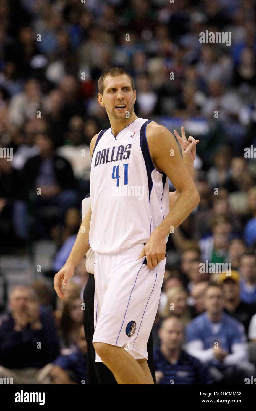 Dallas Mavericks' Dirk Nowitzki (41) of Germany during an NBA ...