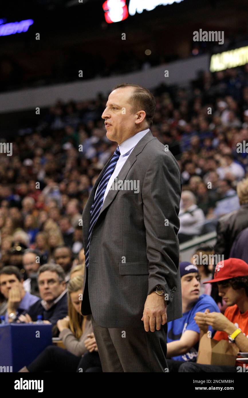 Chicago Bulls head coach Tom Thibodeau during an NBA basketball game ...