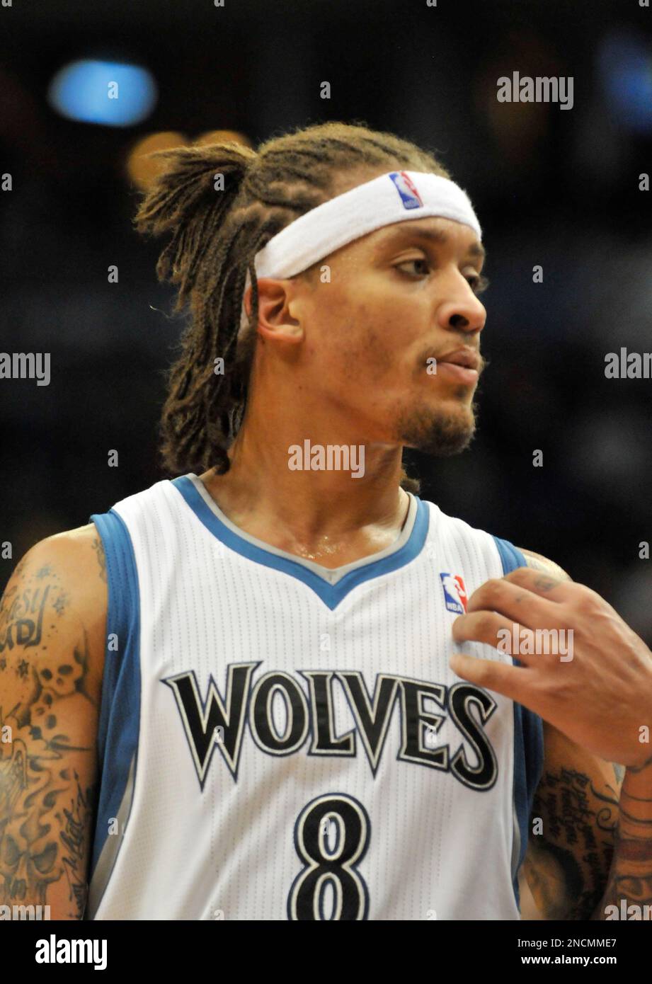 Minnesota Timberwolves' Michael Beasley during the first half of an NBA ...