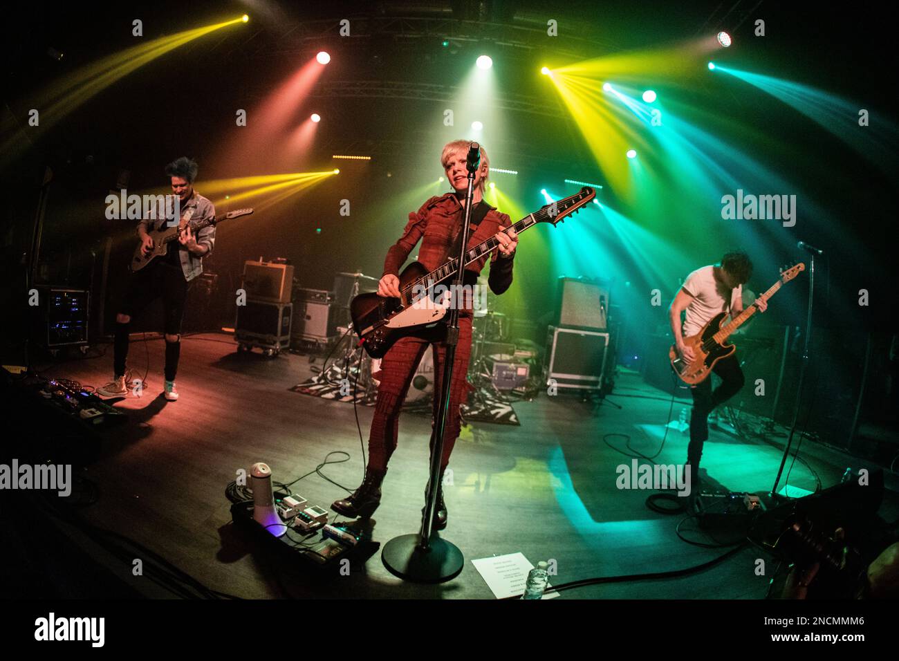Milan Italy. 14 February 2023. The English rock band THE WILD THINGS ...