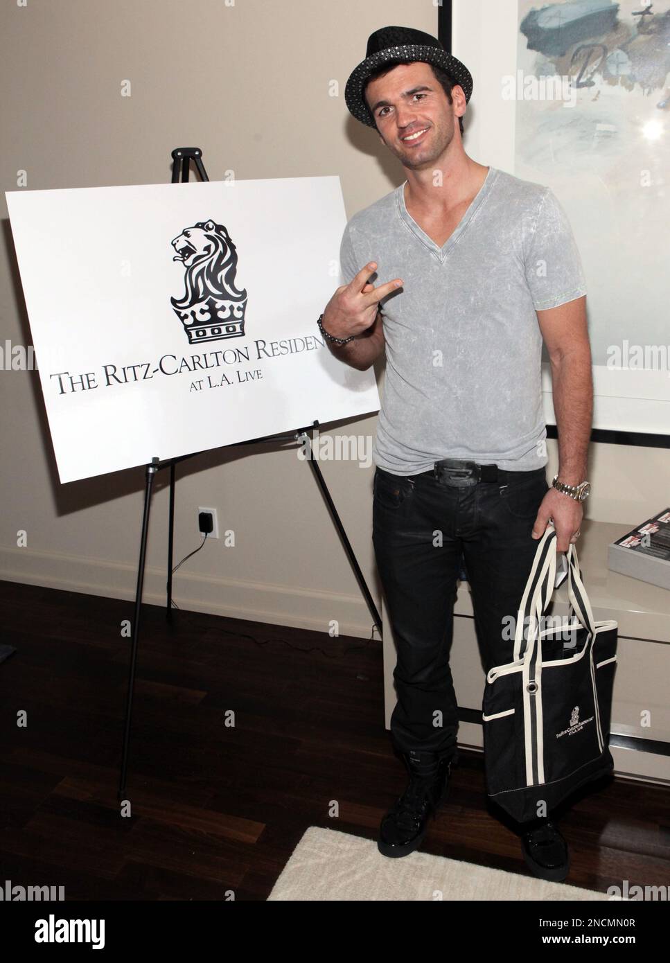 Driton 'Tony' Dovolani poses for a photo at an American Music Awards ...