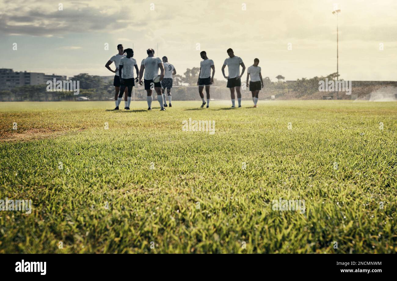 The rain doesnt stop these champions. Full length shot of a group of ...