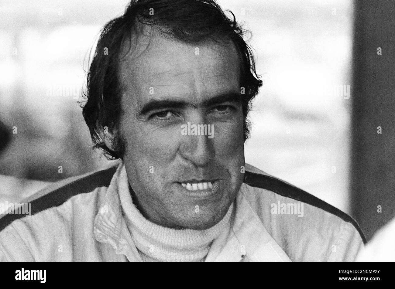 Swiss racing car driver Clay Regazzoni pulls a face at the Grand Prix ...