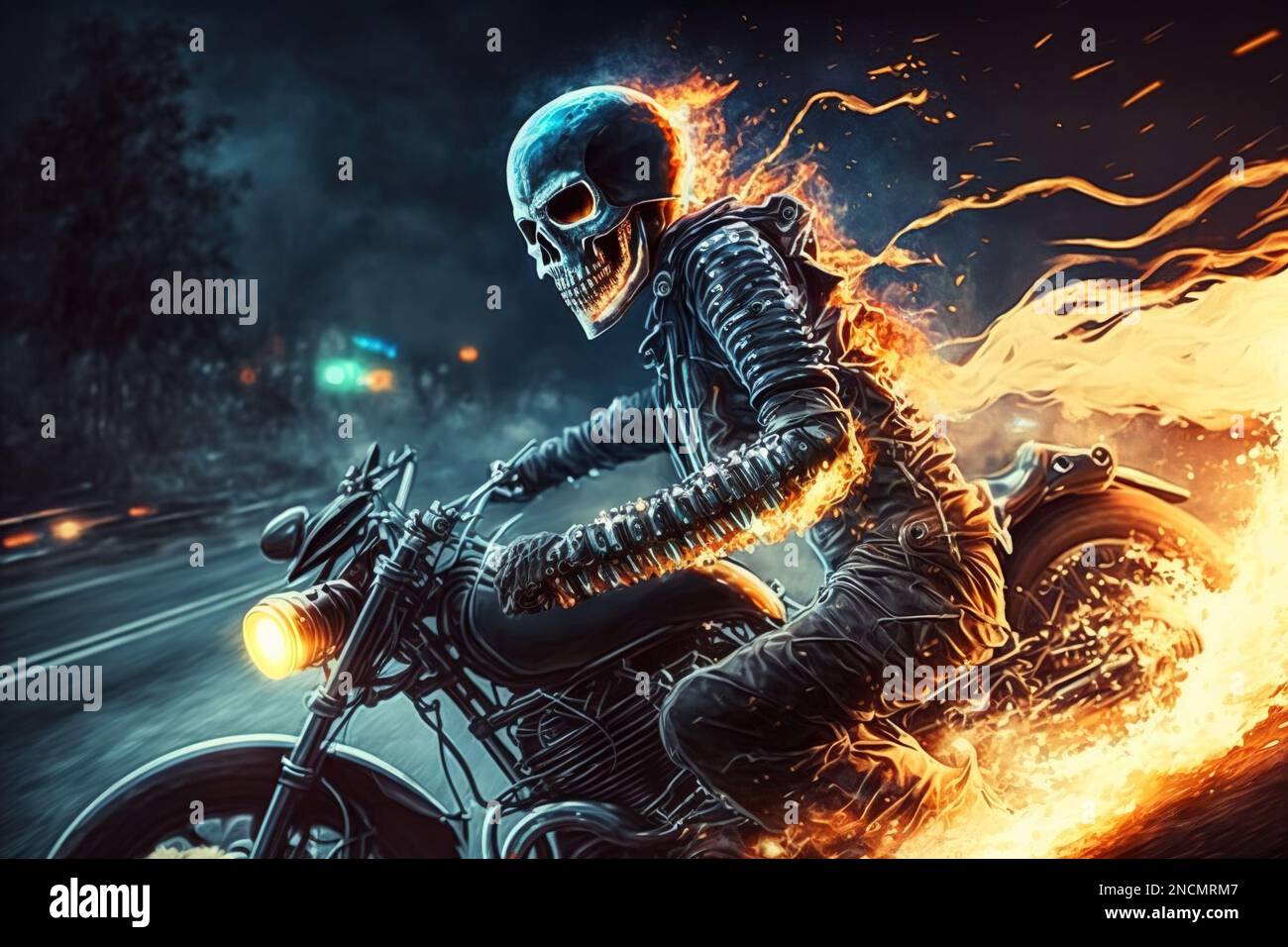 Ghost rider bike hi-res stock photography and images - Alamy