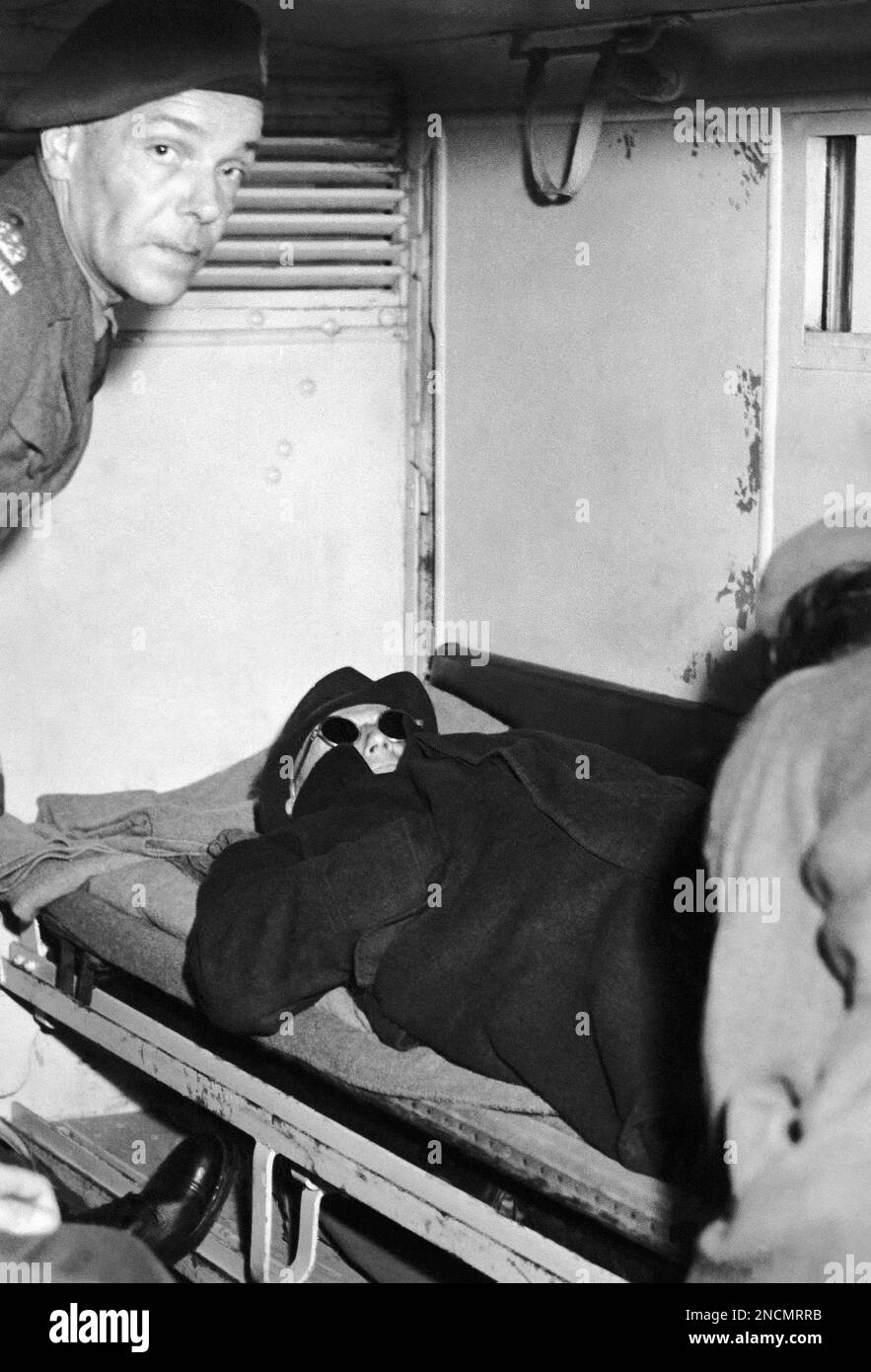 Former German General Field Marshal Walther von Brauchitsch lies on ...