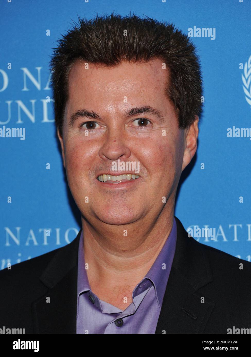 British television producer Simon Fuller attends the United Nations ...