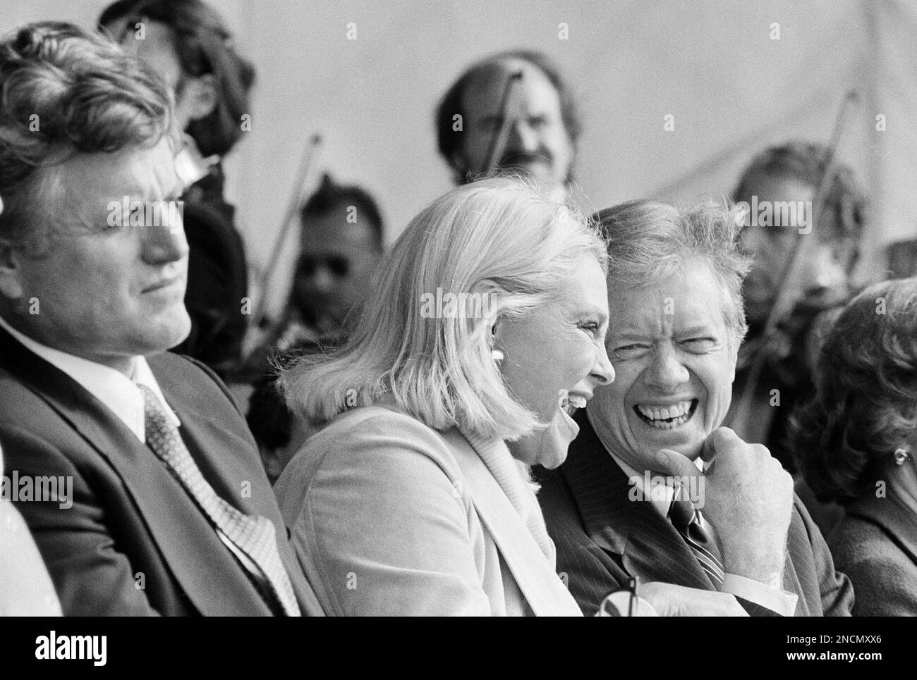 President Jimmy Carter and Joan Kennedy, left, wife of Sen. Edward M ...