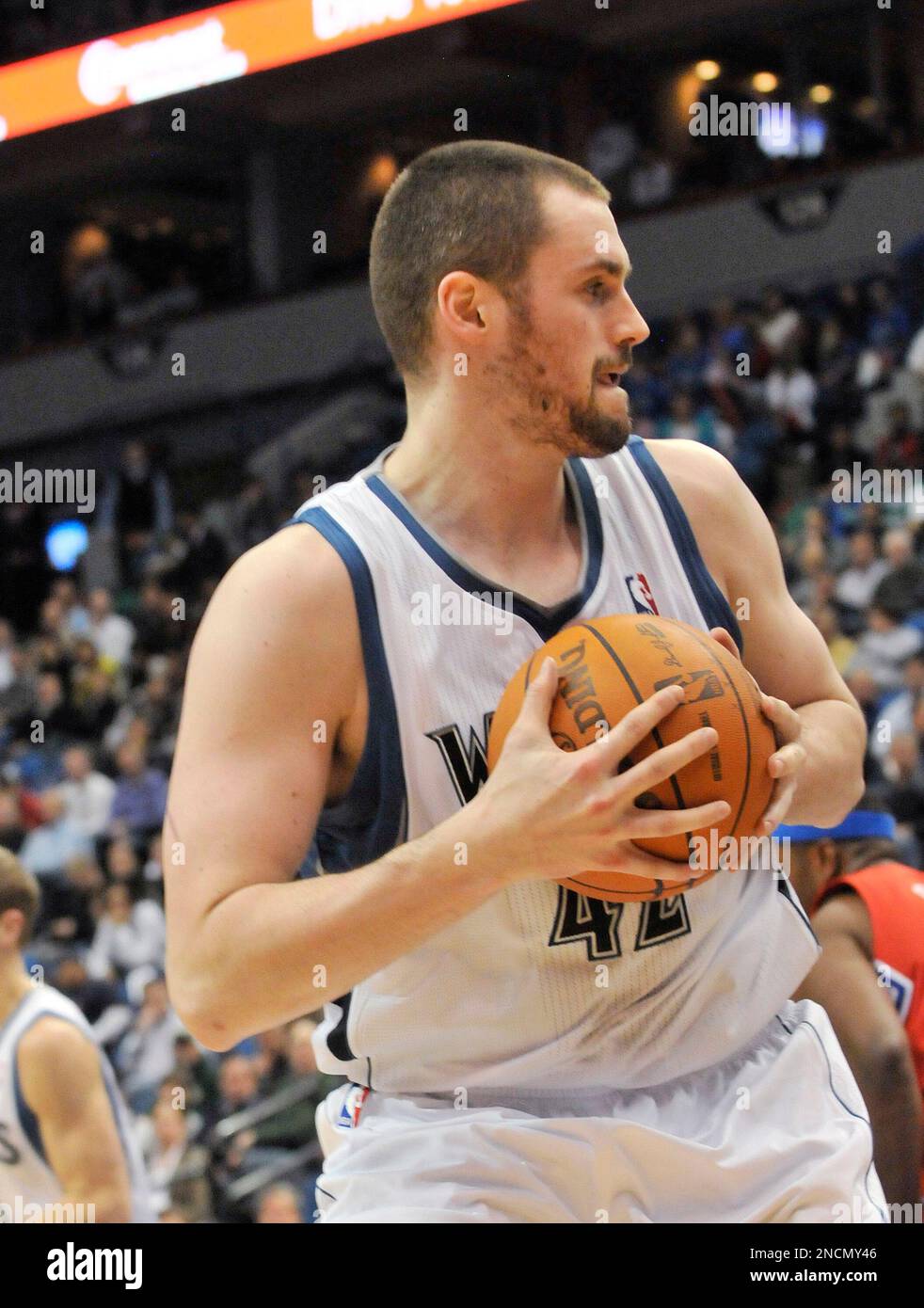 Minnesota Timberwolves' Kevin Love during the second half of an NBA ...