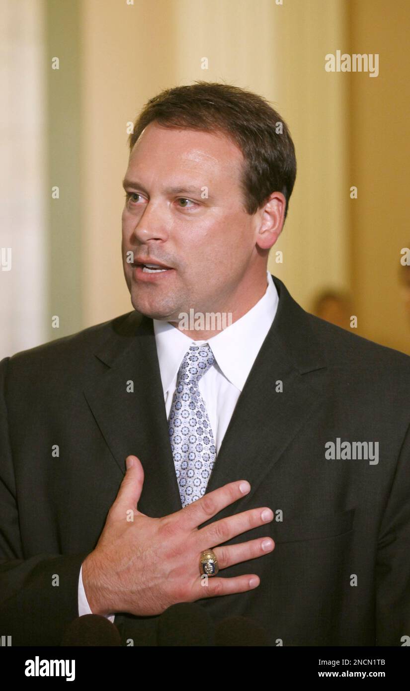 Rep. Heath Shuler, D-N.C., speaks on Capitol Hill in Washington ...