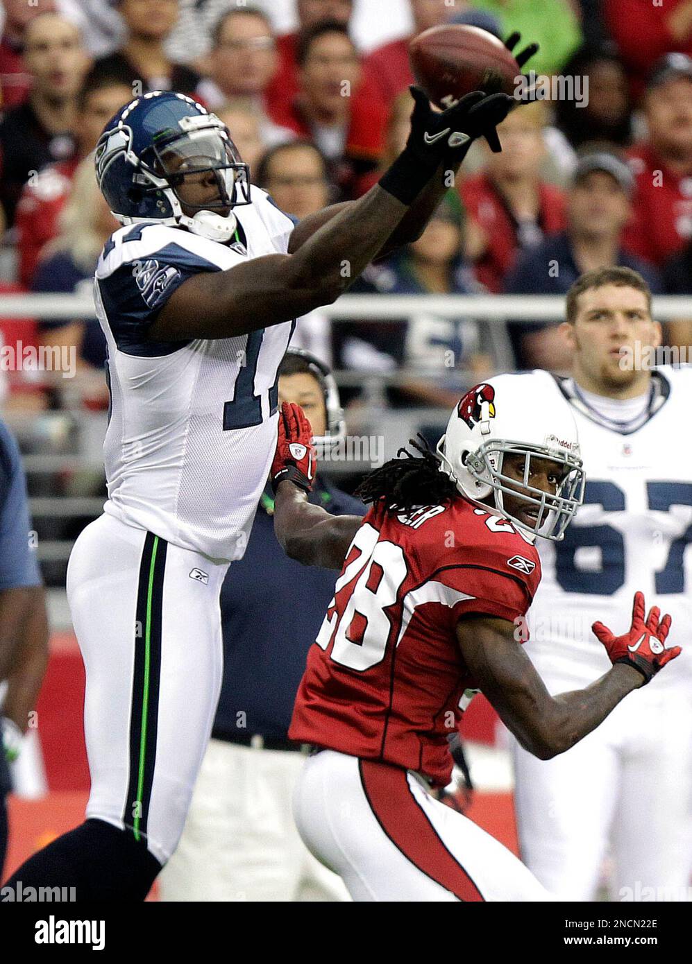 FILE - In this Nov. 14, 2010, file photo, Seattle Seahawks wide receiver Mike Williams (17 ...
