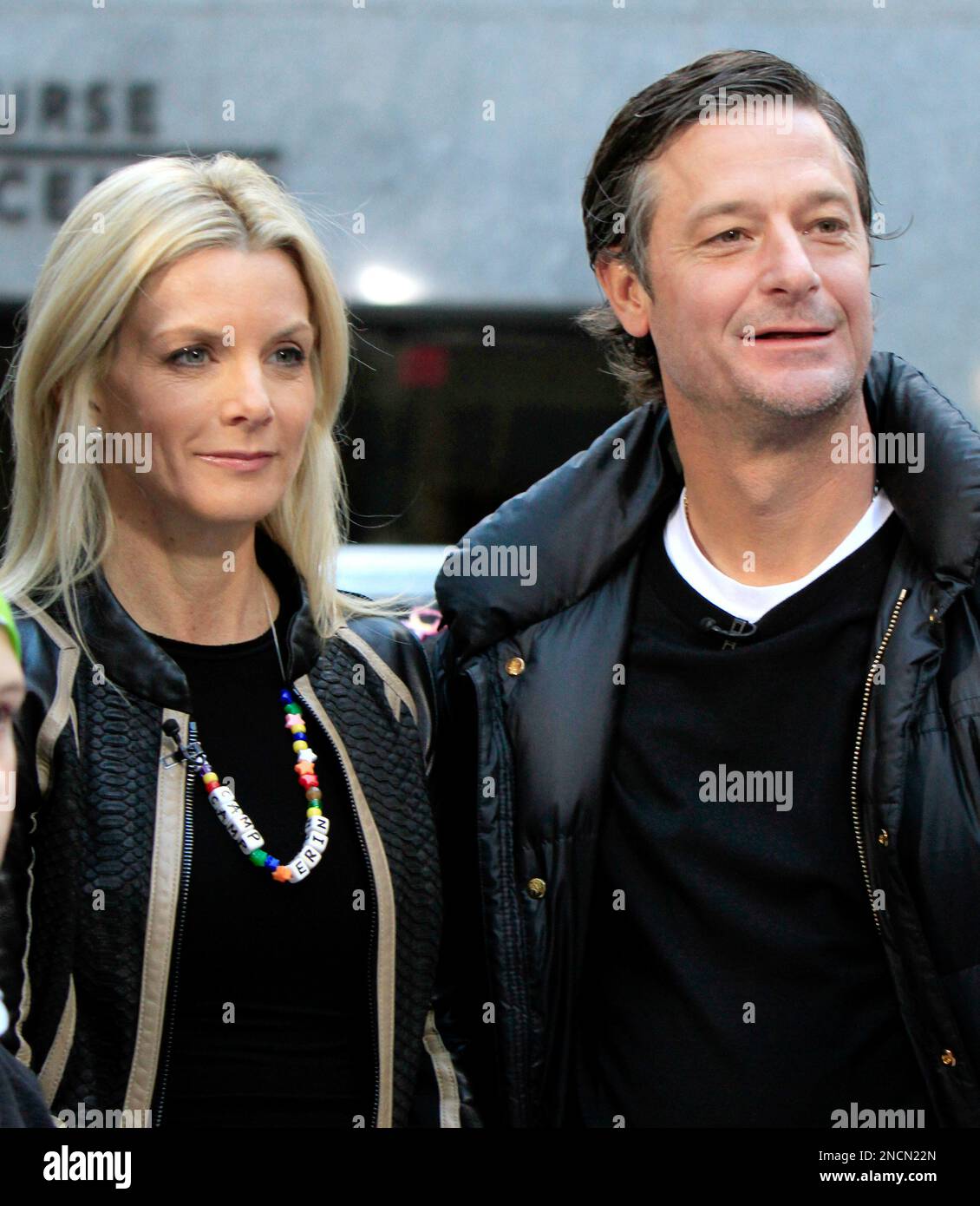 Jamie Moyer, Philadelphia Phillies pitcher, and his wife Karen, appear ...