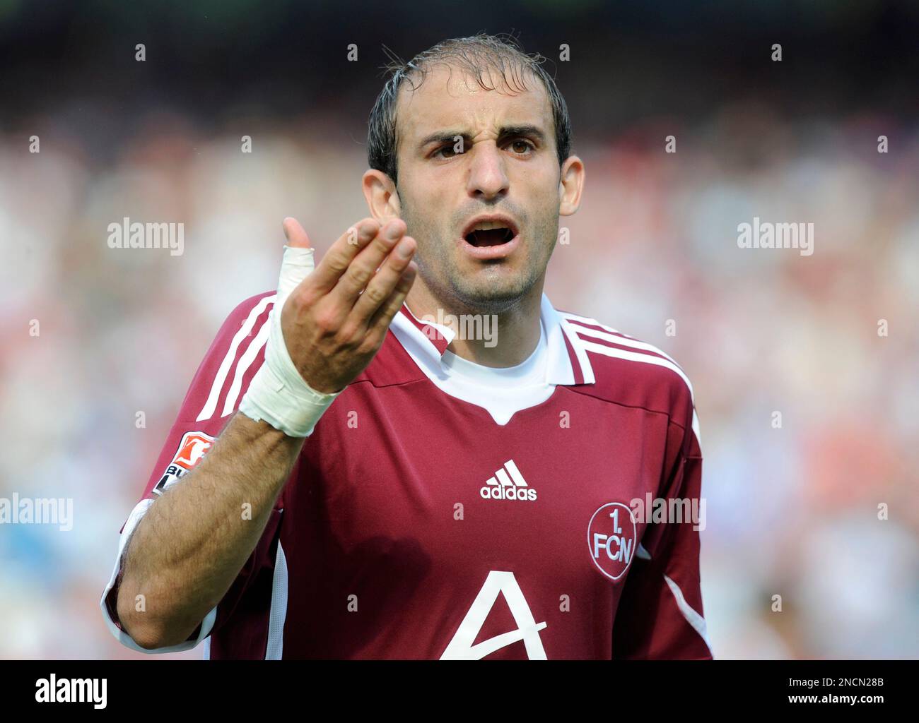 FILE - In this Aug. 8, 2009 file picture Nuremberg's Javier Pinola ...