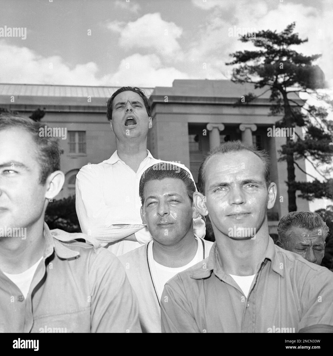 George Lincoln Rockwell, self-styled leader of the American Nazi Party ...