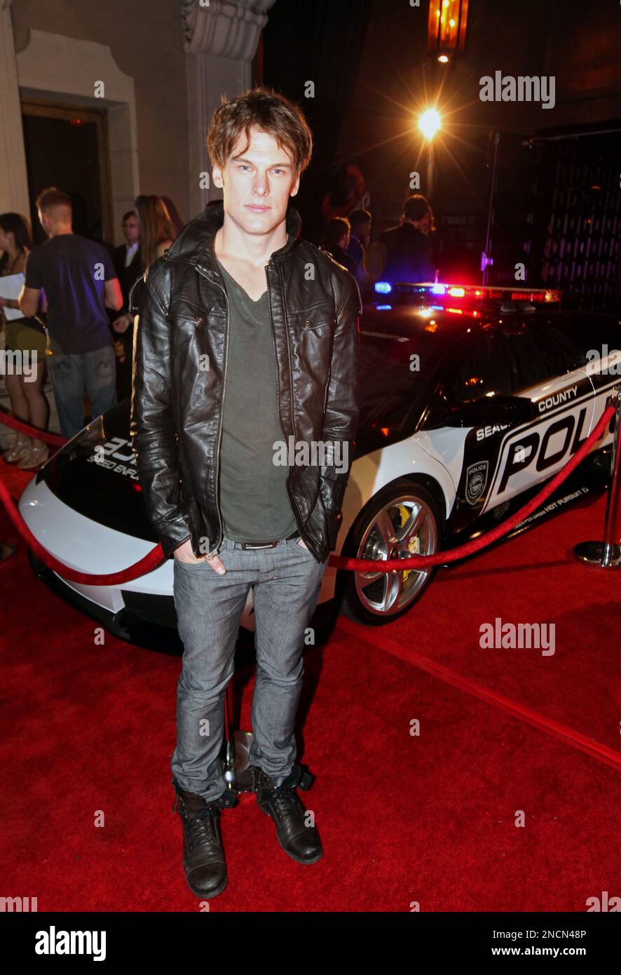 Gran Harvey poses on the red carpet at the Electronic Arts' "Need for ...