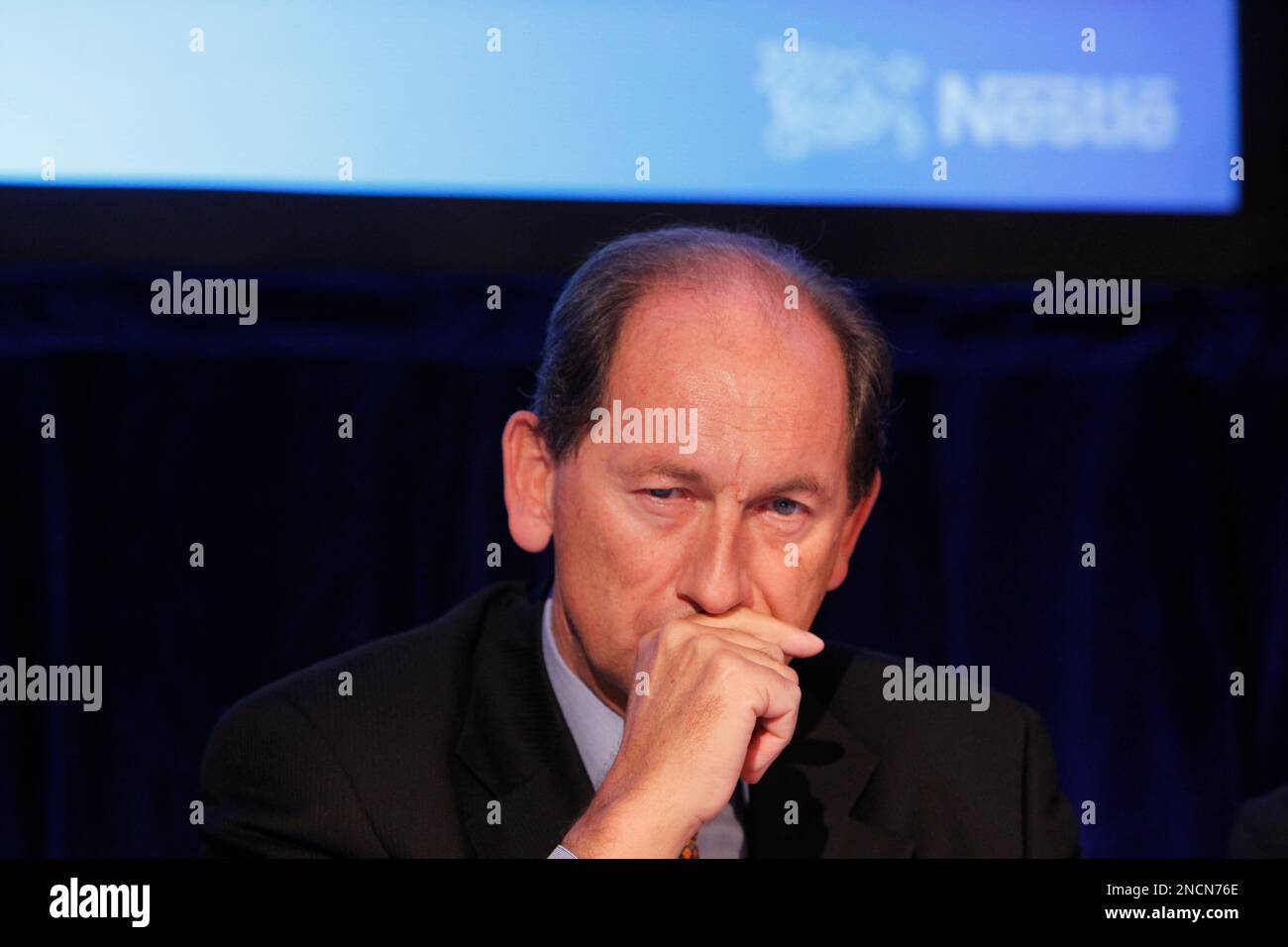 Nestle CEO Paul Bulcke in New York, Friday, Oct. 22, 2010. (AP Photo ...