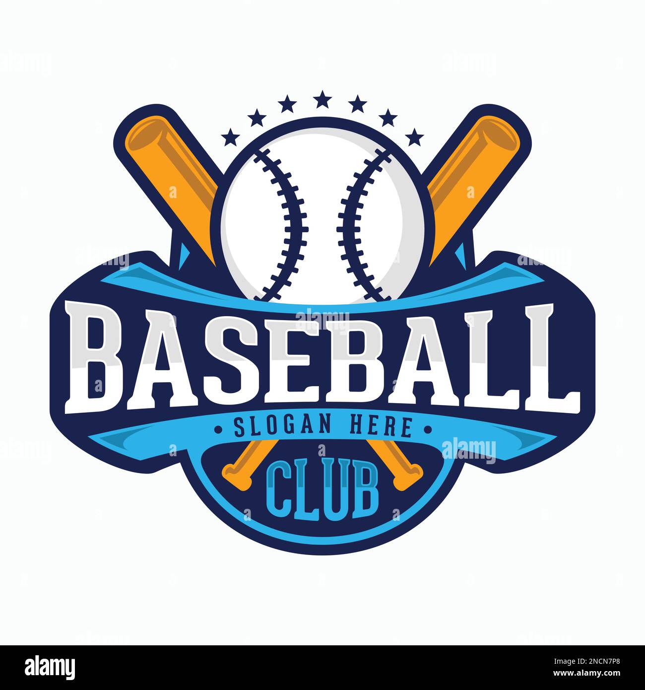 Baseball vector mascot logo design with modern concept for sport team ...