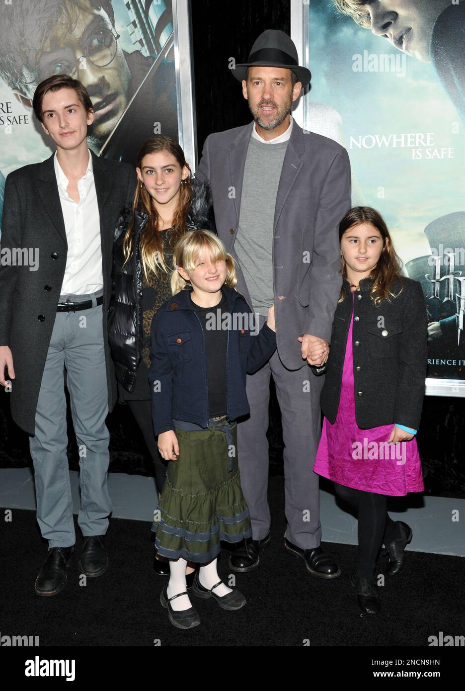 Actor Anthony Edwards and family attend the premiere of 'Harry Potter ...