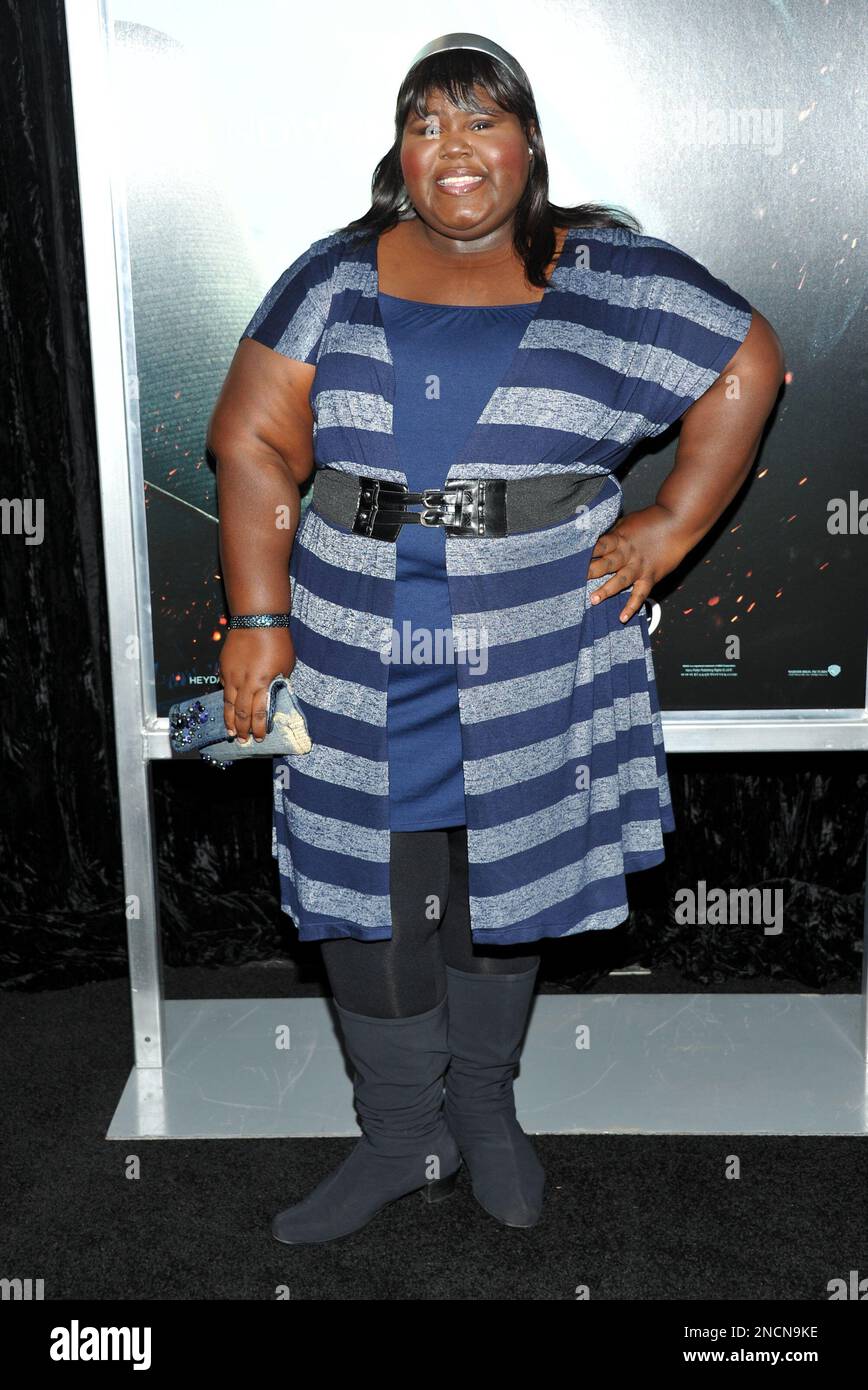 Actress Gabourey Sidibe attends the premiere of 'Harry Potter and the ...