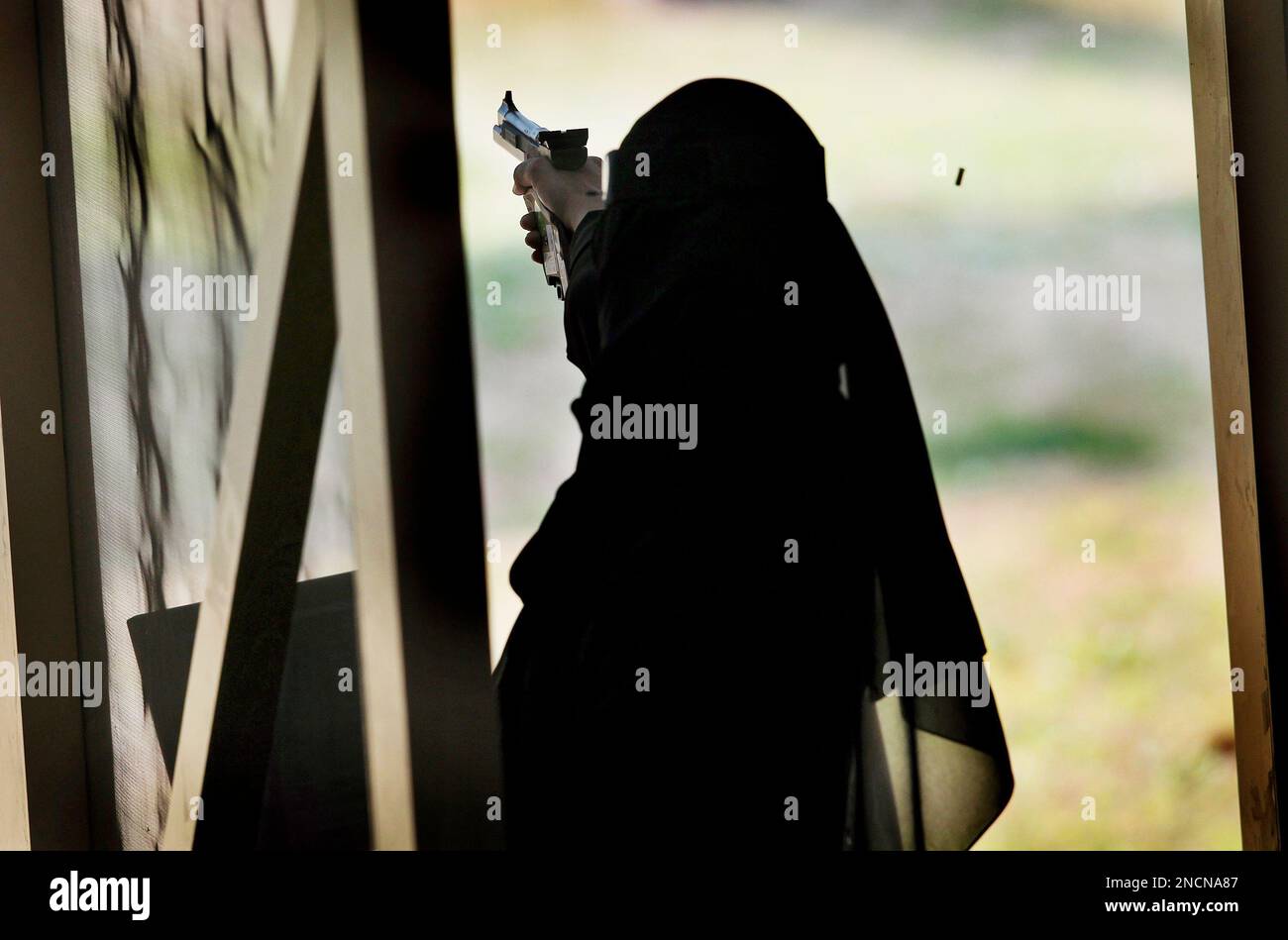 Shamma Ahmed Al Muhairi of United Arab Emirates competes in the women's ...