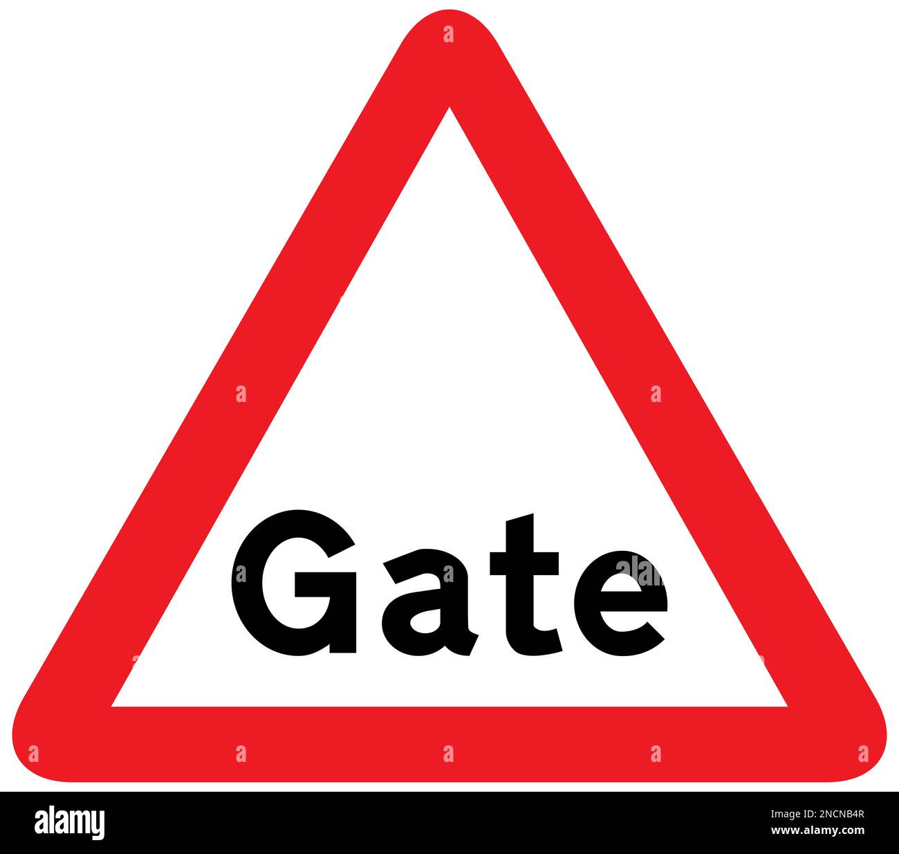 Gate sign Cut Out Stock Images & Pictures - Alamy