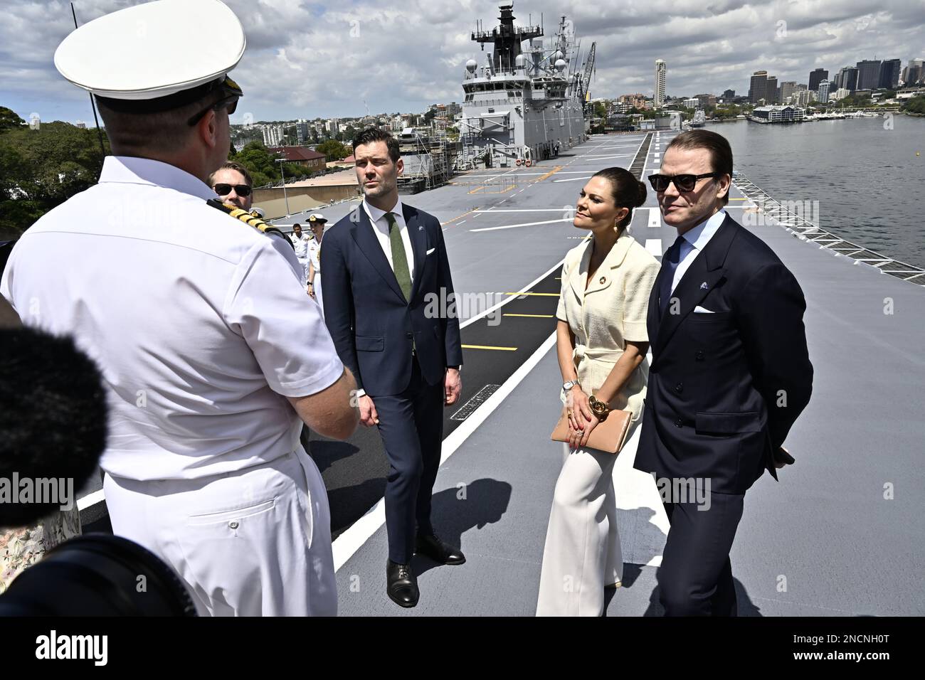 Crown Princess Victoria of Sweden and Prince Daniel visit the naval ...