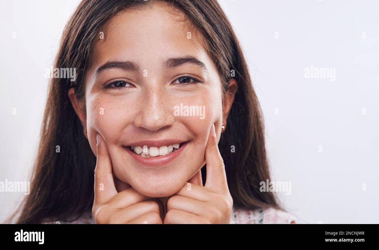 Smiling From Ear To Ear Cropped Portrait Of An Attractive Teenage Girl