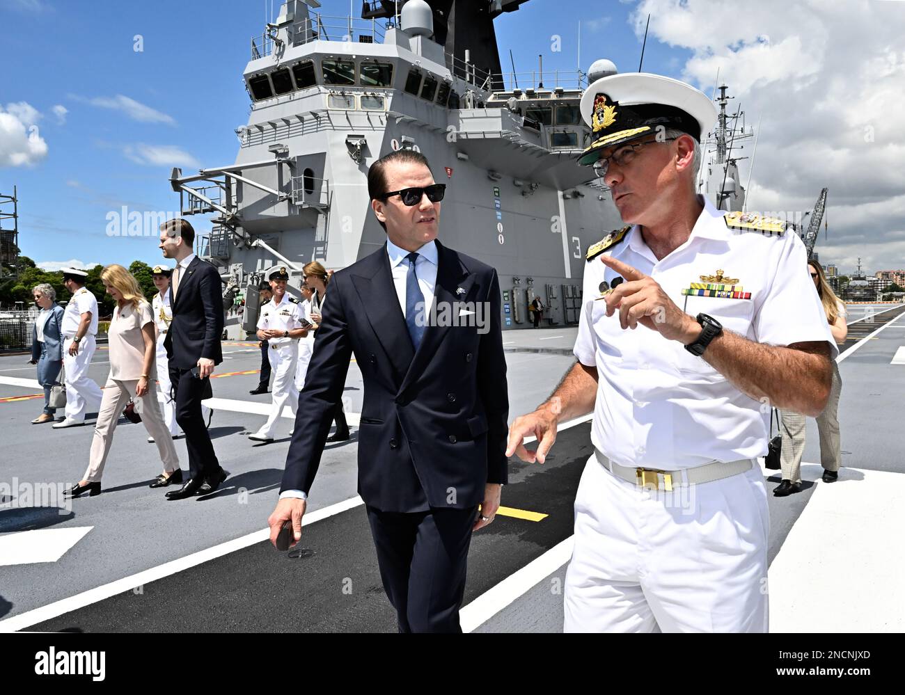 Sydney, Australia, on February 15, 2023. Prince Daniel of Sweden is ...