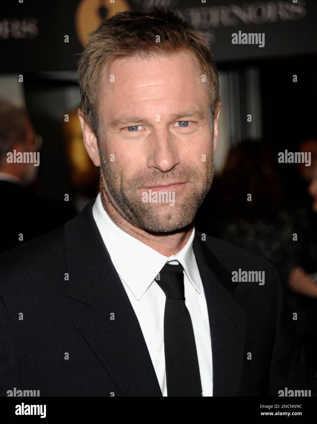 Actor Aaron Eckhart arrives at the Academy of Motion Picture Arts and ...