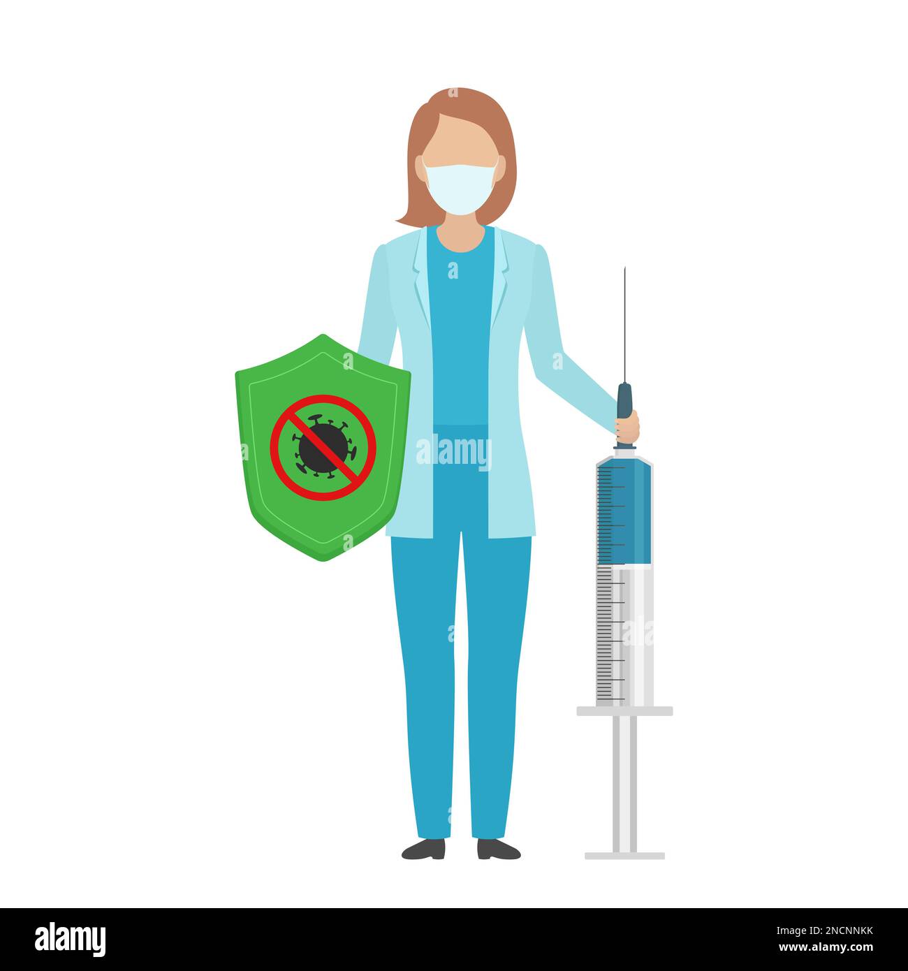 Officer coronavirus Stock Vector Images - Alamy