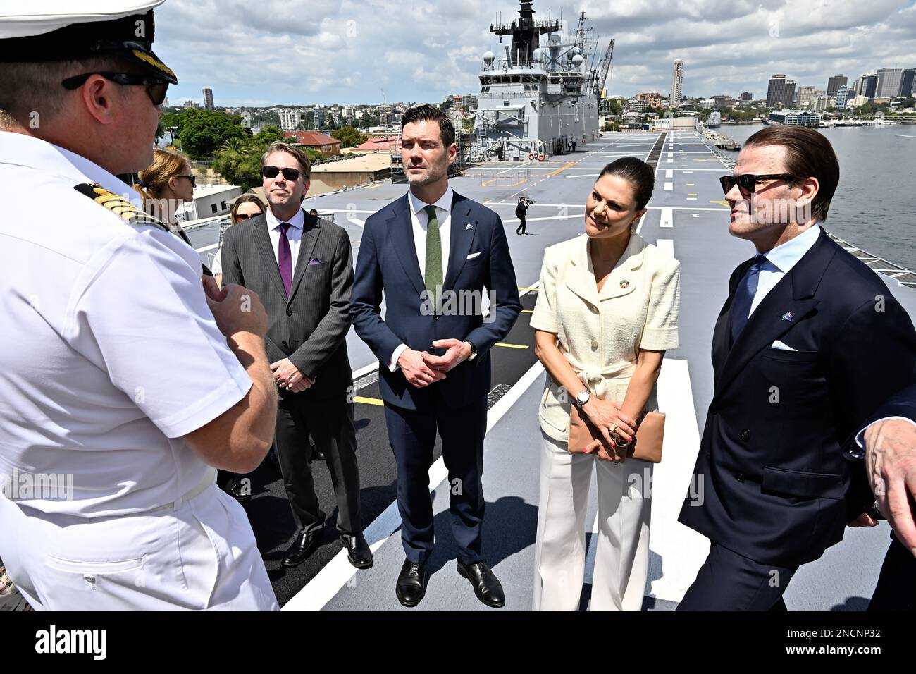 Crown Princess Victoria of Sweden and Prince Daniel visit the naval ...
