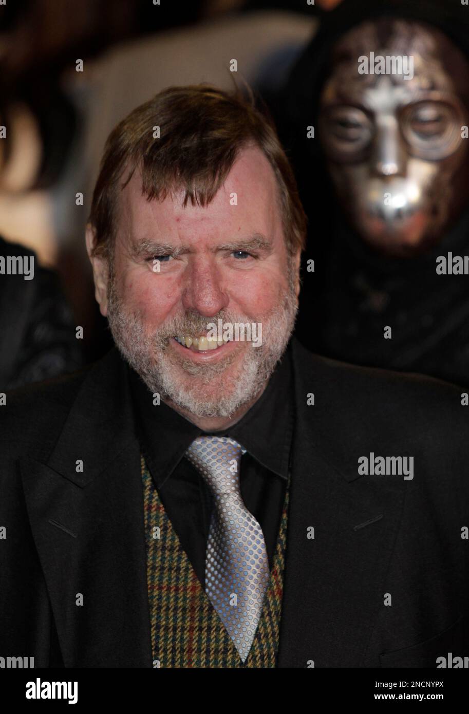 British actor Timothy Spall poses for the photographers as he attends ...