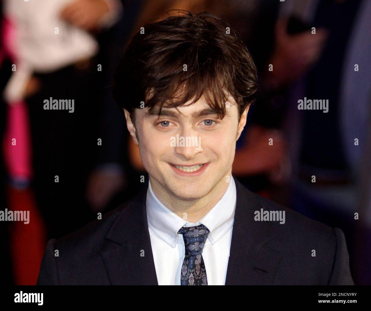 British actor Daniel Radcliffe poses for the photographers as he ...
